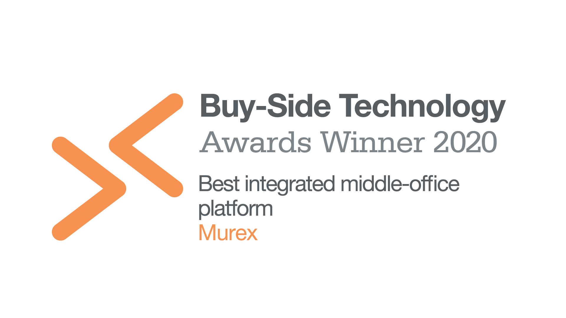 Best Integrated Middle-Office Platform Award | Murex